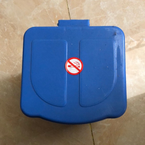 Storage & Organization | Blue Plastic Recycle Bin | Poshmark